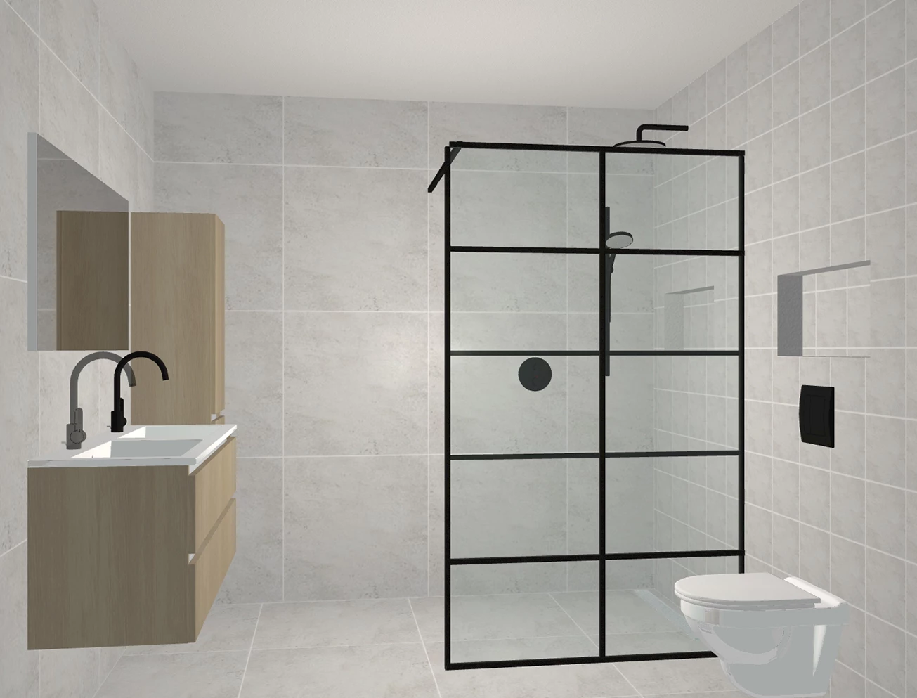 Maak een gratis 3D-ontwerp van jouw badkamer | Sani4All